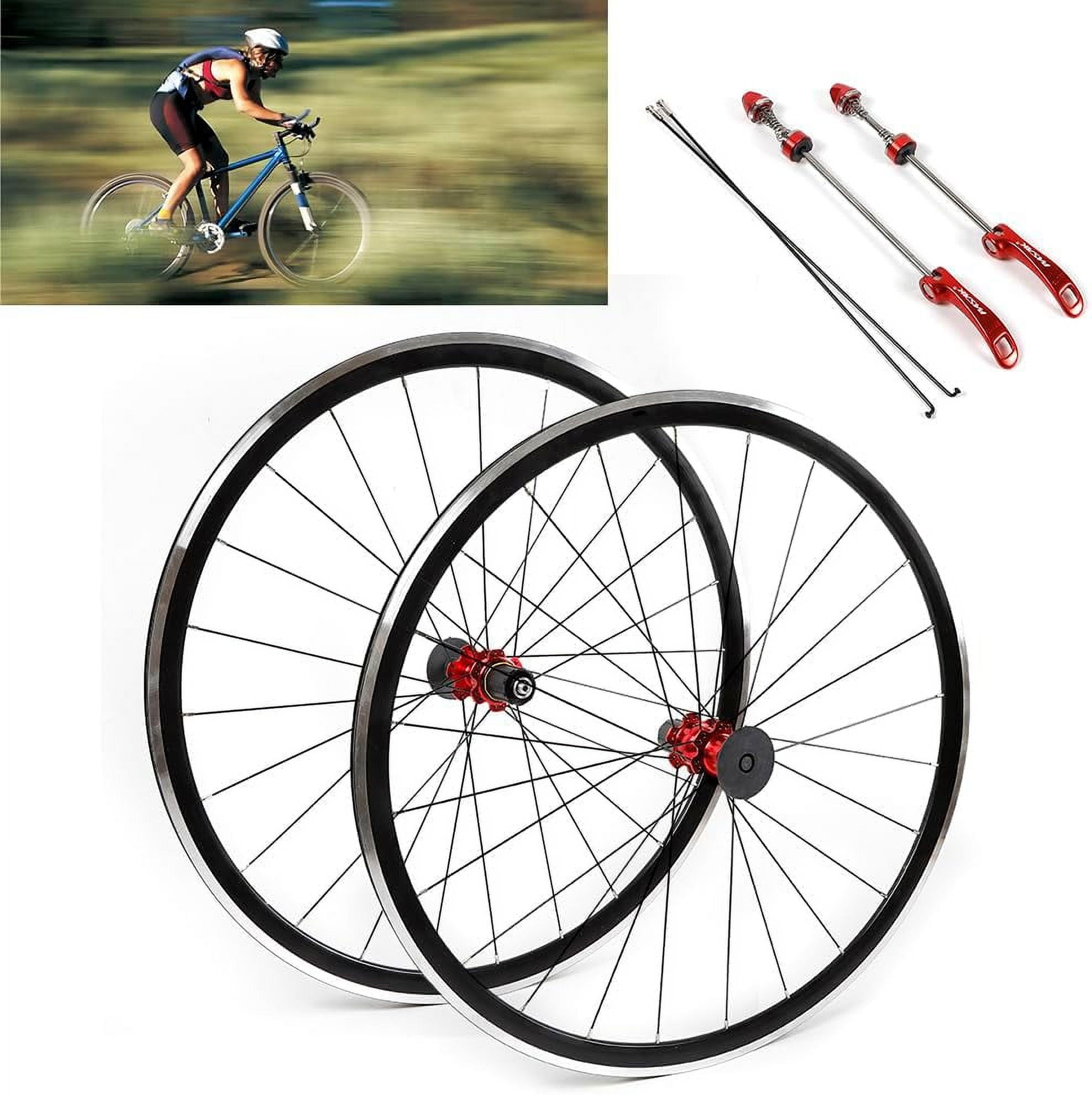 Bike Wheelset TBVECHI 700C Front 20 Rear 24 Wheels Bicycle Road Bike ...