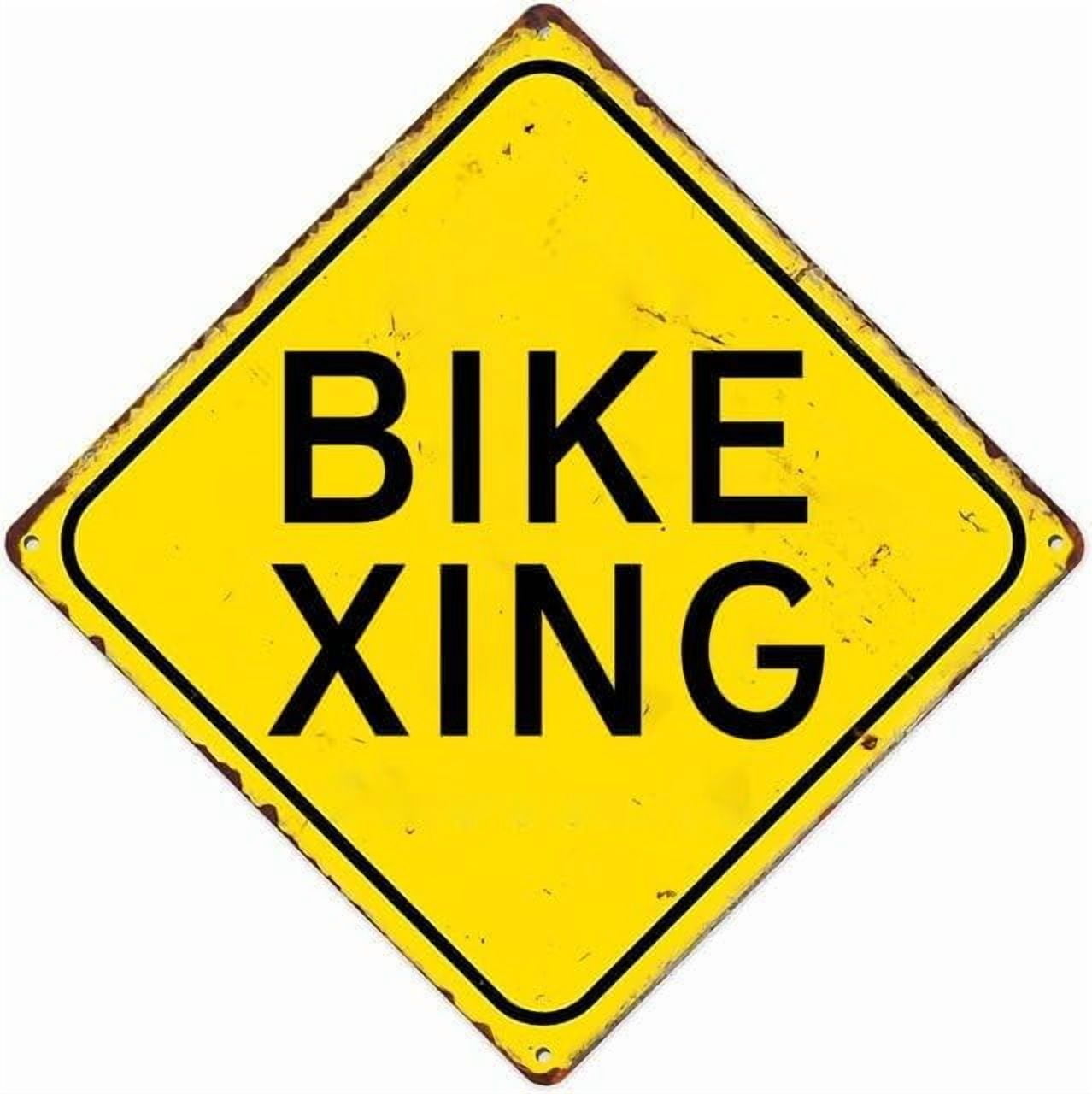 Bike Xing Metal Sign Retro Wall Decor For Home Cafes Store Pubs Club ...