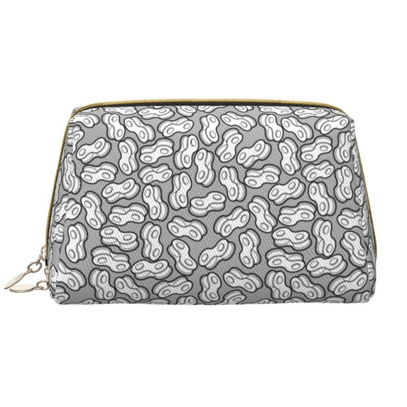 Bike chains Pattern white Makeup Bag, Large Capacity Cosmetic Bag ...