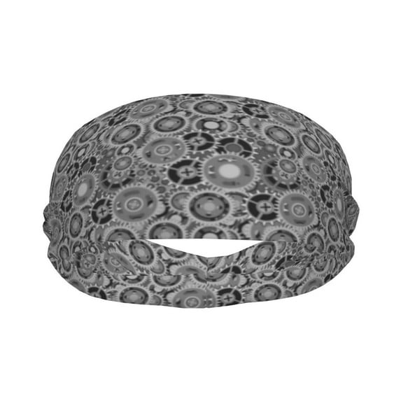 Bike gear Pattern Sweat Bands Headbands for Women Men - Moisture Wicking Sport Headbands for Men ...