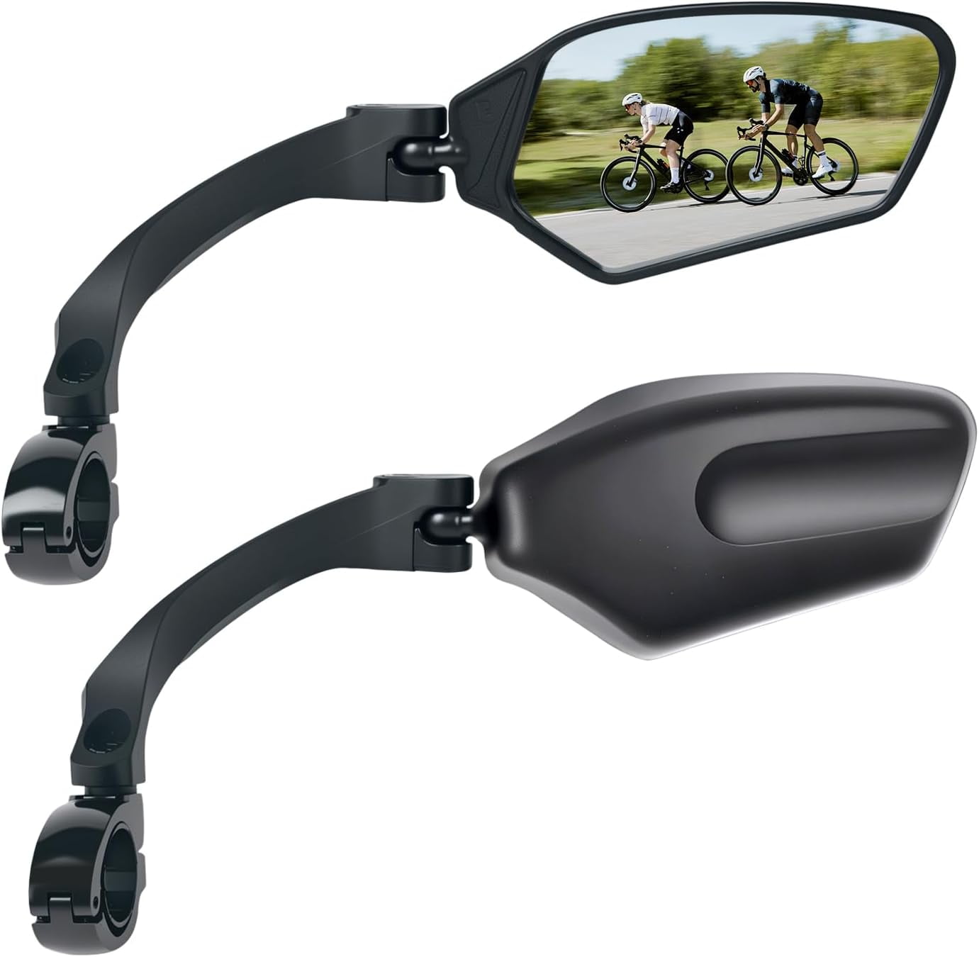 Bike mirror | Large HD field of vision | 360° rotatable & foldable ...