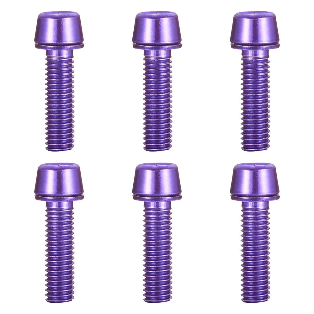 Bike screws set of 6 M5 18mm stem bolts Stainless Steel Front fork ...