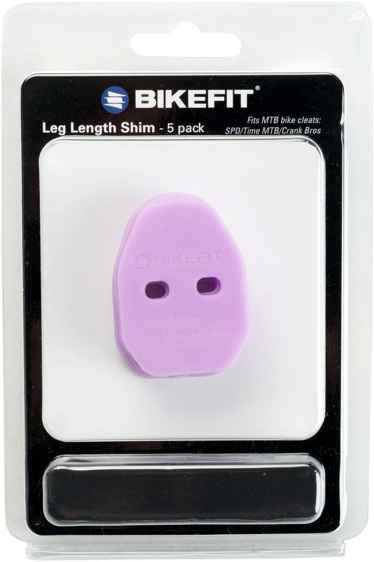 BikeFit Leg Length Shims - MTB/SPD/Time/Crank Bros Compatible, 2-Hole ...