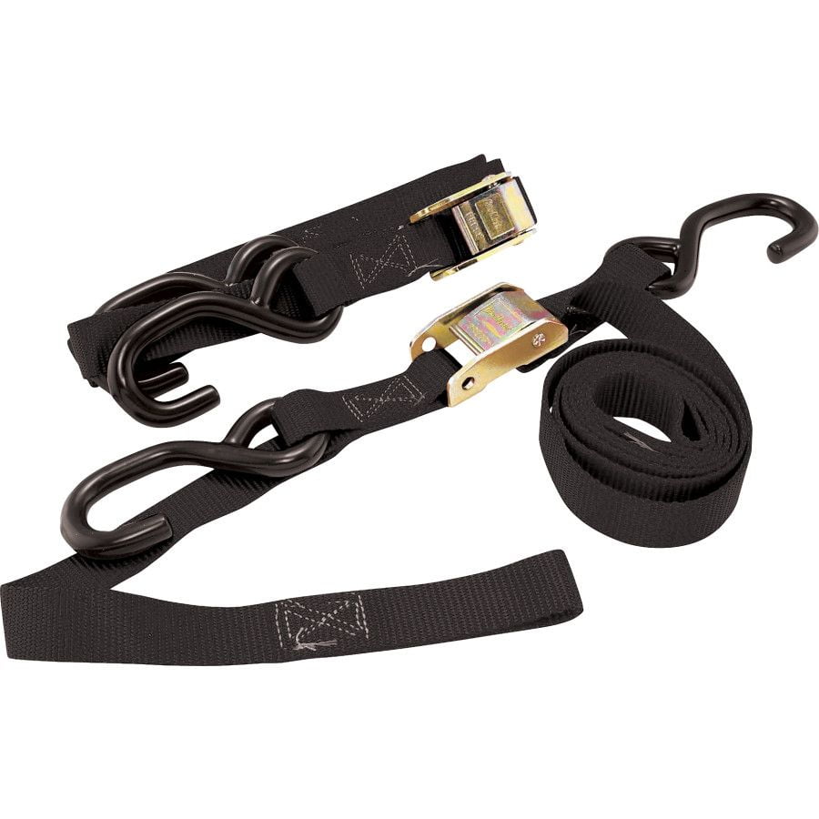 BikeMaster 100514 Tie Downs with Intergrated Soft Hooks - 1in. x 74in ...