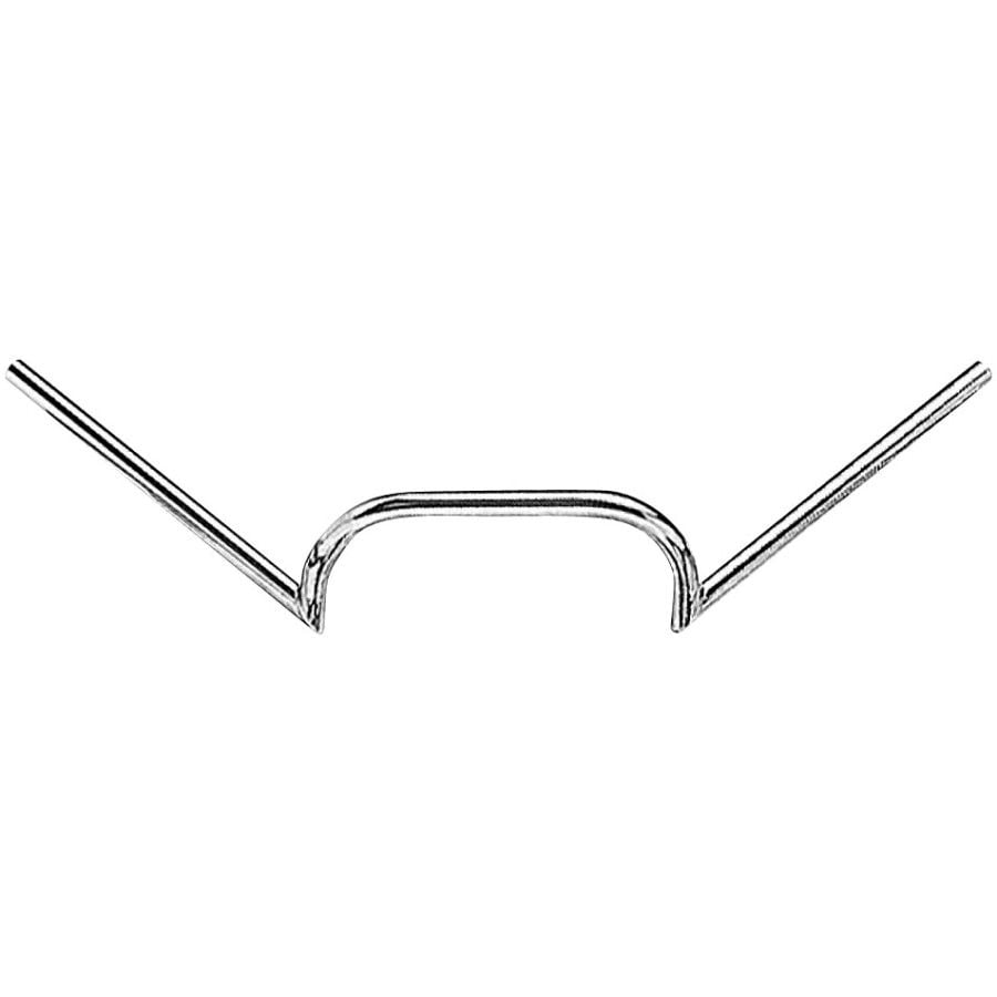 BikeMaster 110540 7/8in. Clubman Bend Handlebar - Chrome - Walmart.com