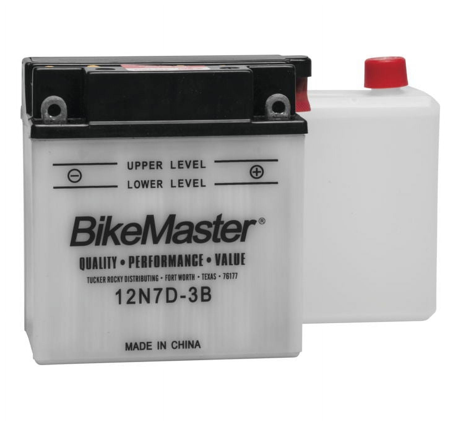 BikeMaster Conventional Battery 12N7D-3B for Yamaha YFM80 Badger 1985 ...
