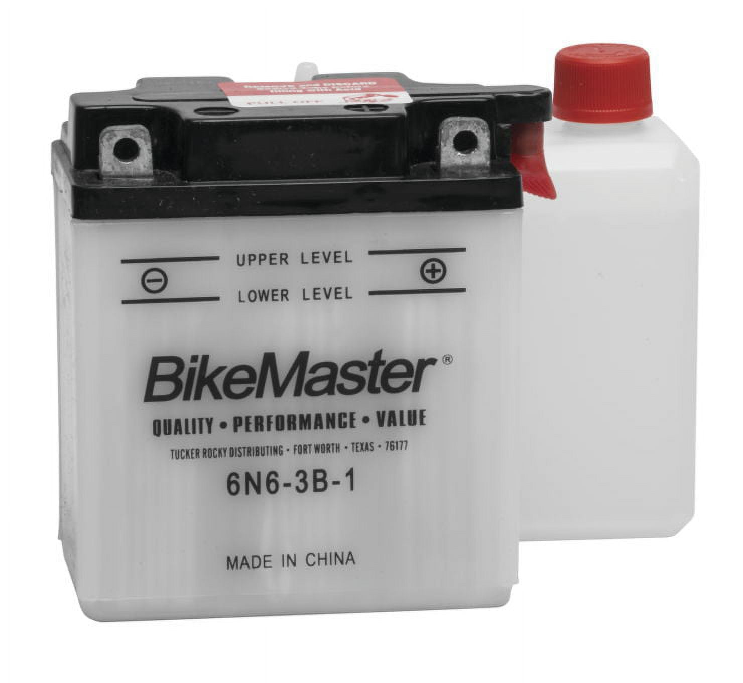 BikeMaster Conventional Battery 6N6-3B-1 for Honda CB125S 1981-1982 ...