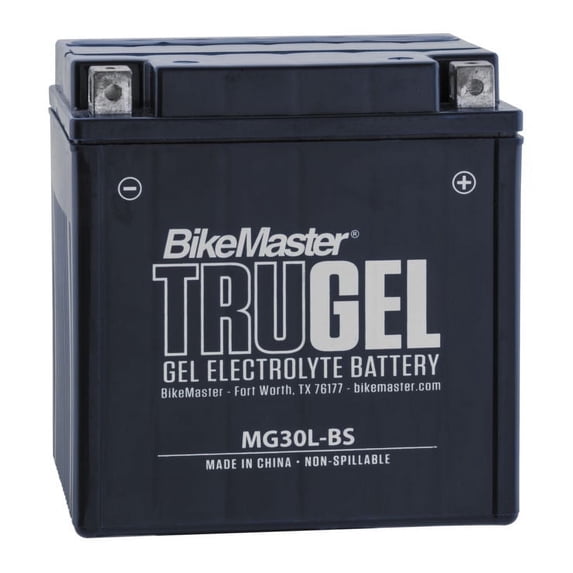 BikeMaster TruGel Battery MG30L-BS for Polaris Ranger 500 4x4 1998-2013 ...