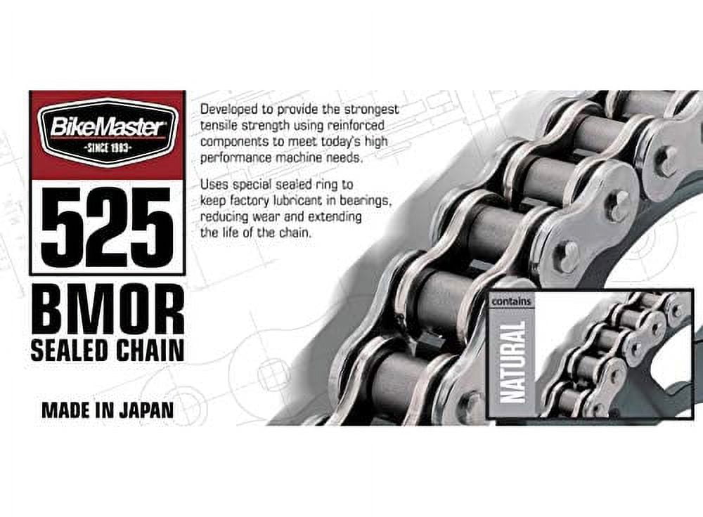 Bikemaster 525 Bmor O-Ring Chain 150 Links Gold 525BMOR-150/GG ...