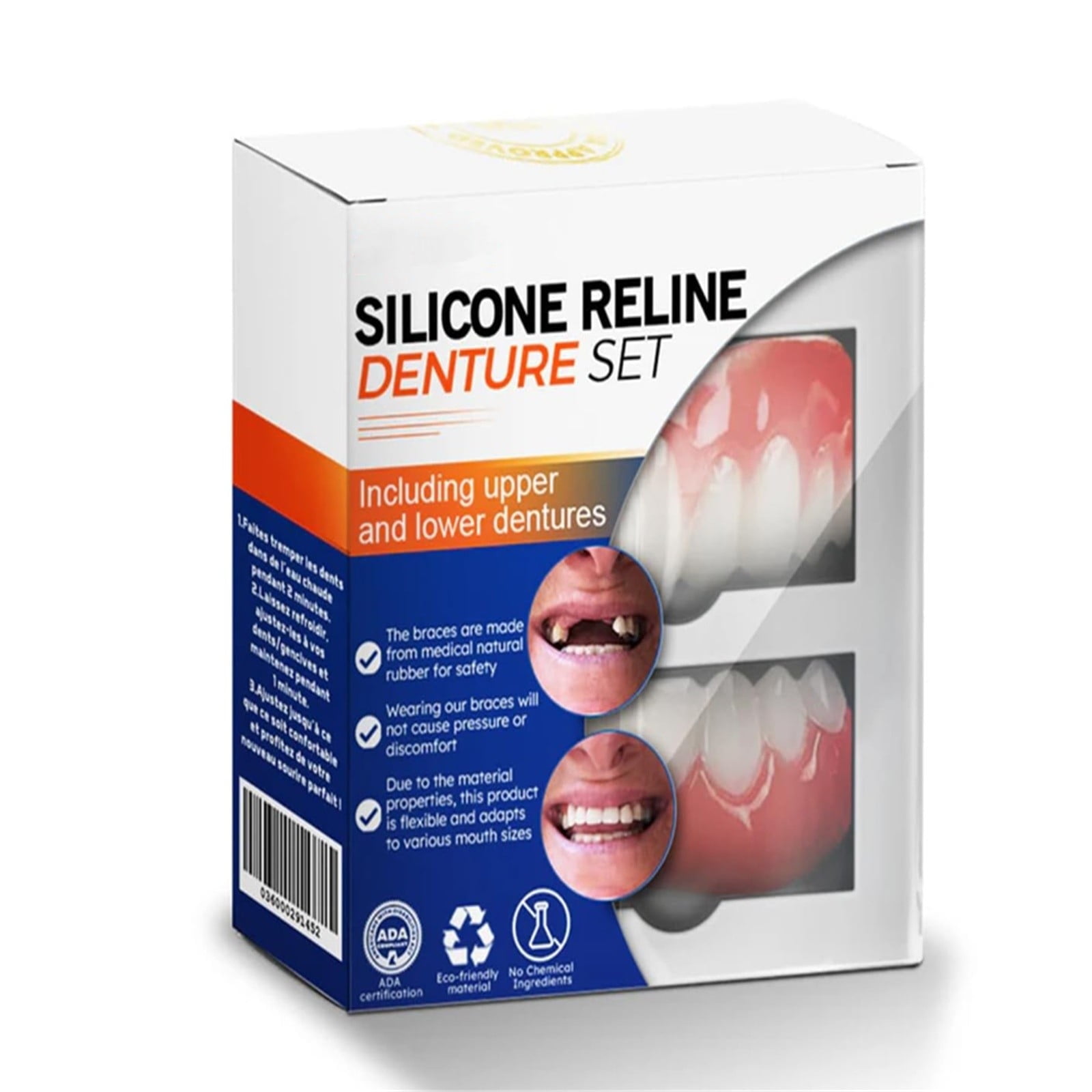 Bikenda Silicone Denture Set Silicone Denture (1 Set) - Walmart.com