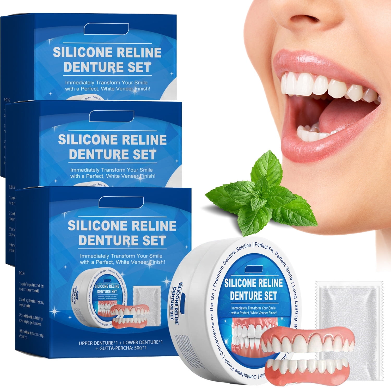 Customer reviews for Bikenda Silicone Reline Denture Set, Professional ...