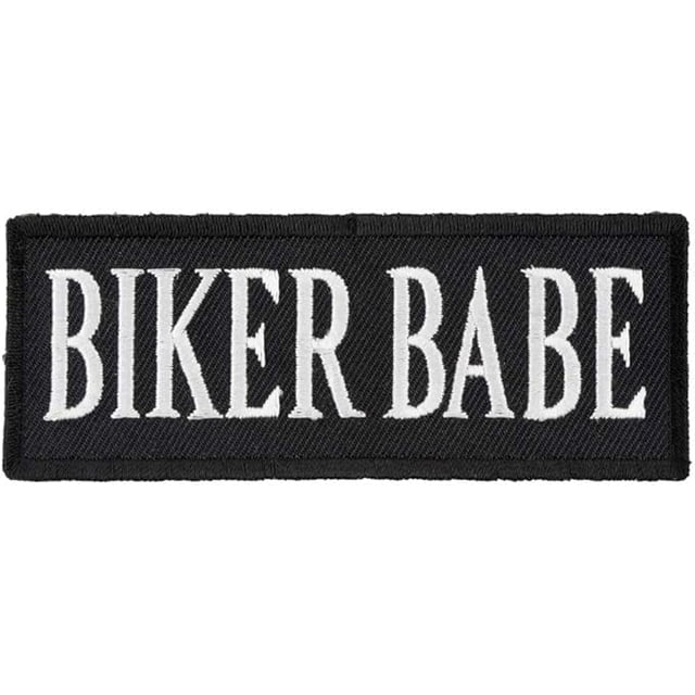 Biker Babe Black & White Patch, Ladies Biker Patches - Walmart Business ...