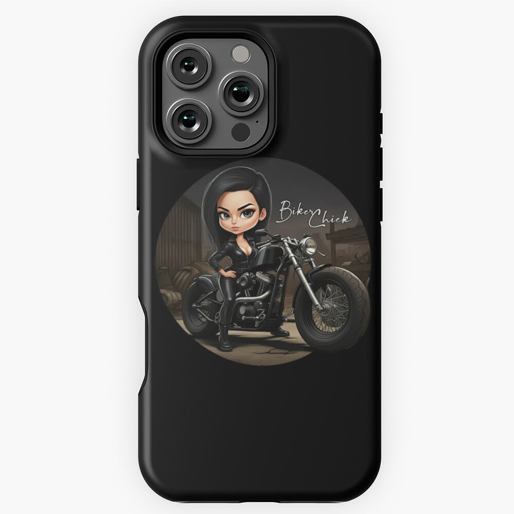 Biker Chick Harley Davidson Rider Phone Case for iPhone 16 15 14 13 12 ...