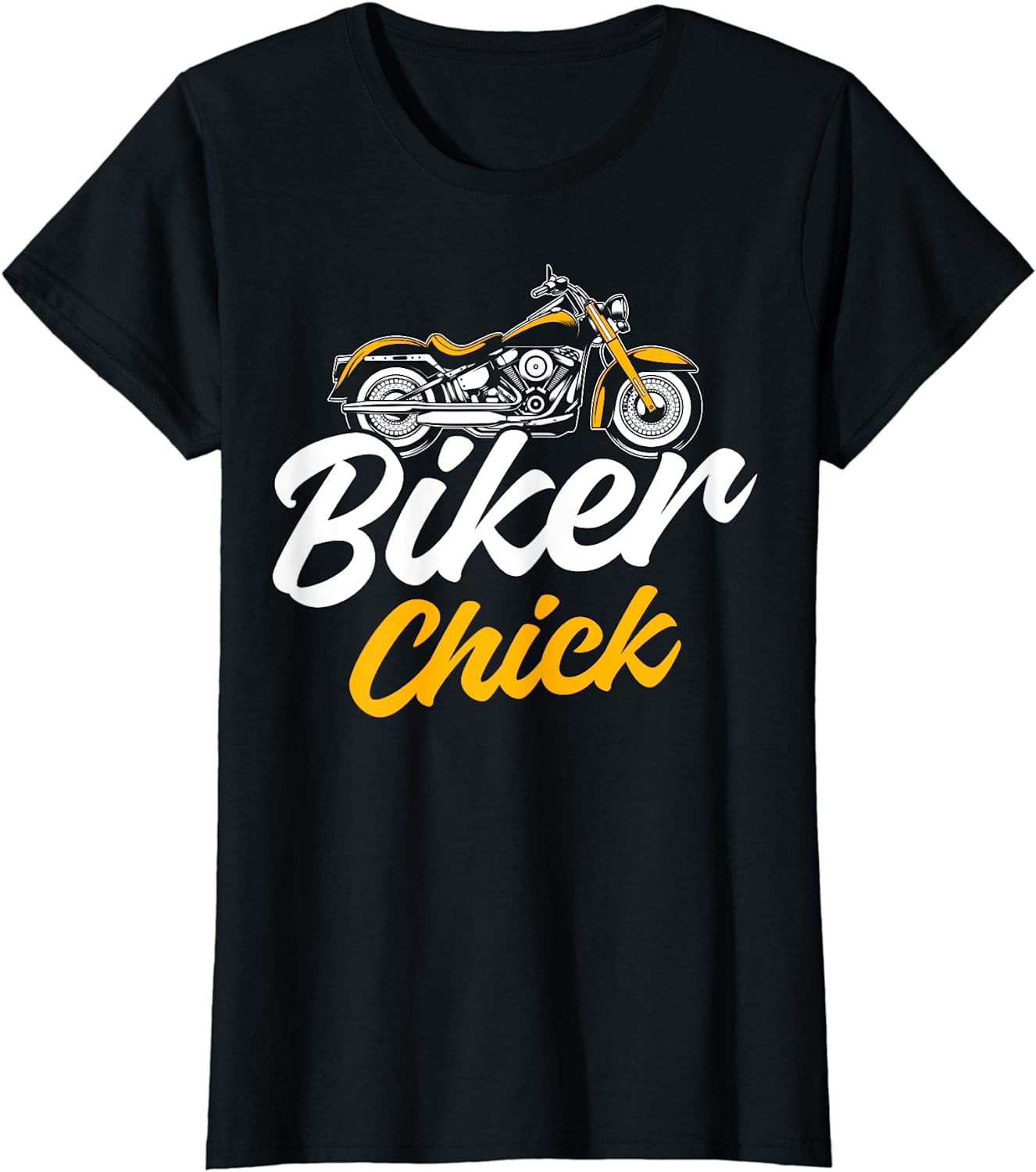 Biker Chick Motorcyclist Funny Girls Motorcycle Rider T-Shirt - Walmart.com