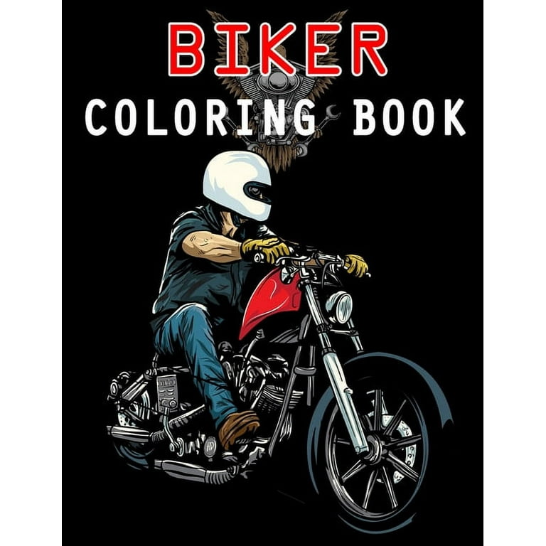motorcycle helmet coloring pages
