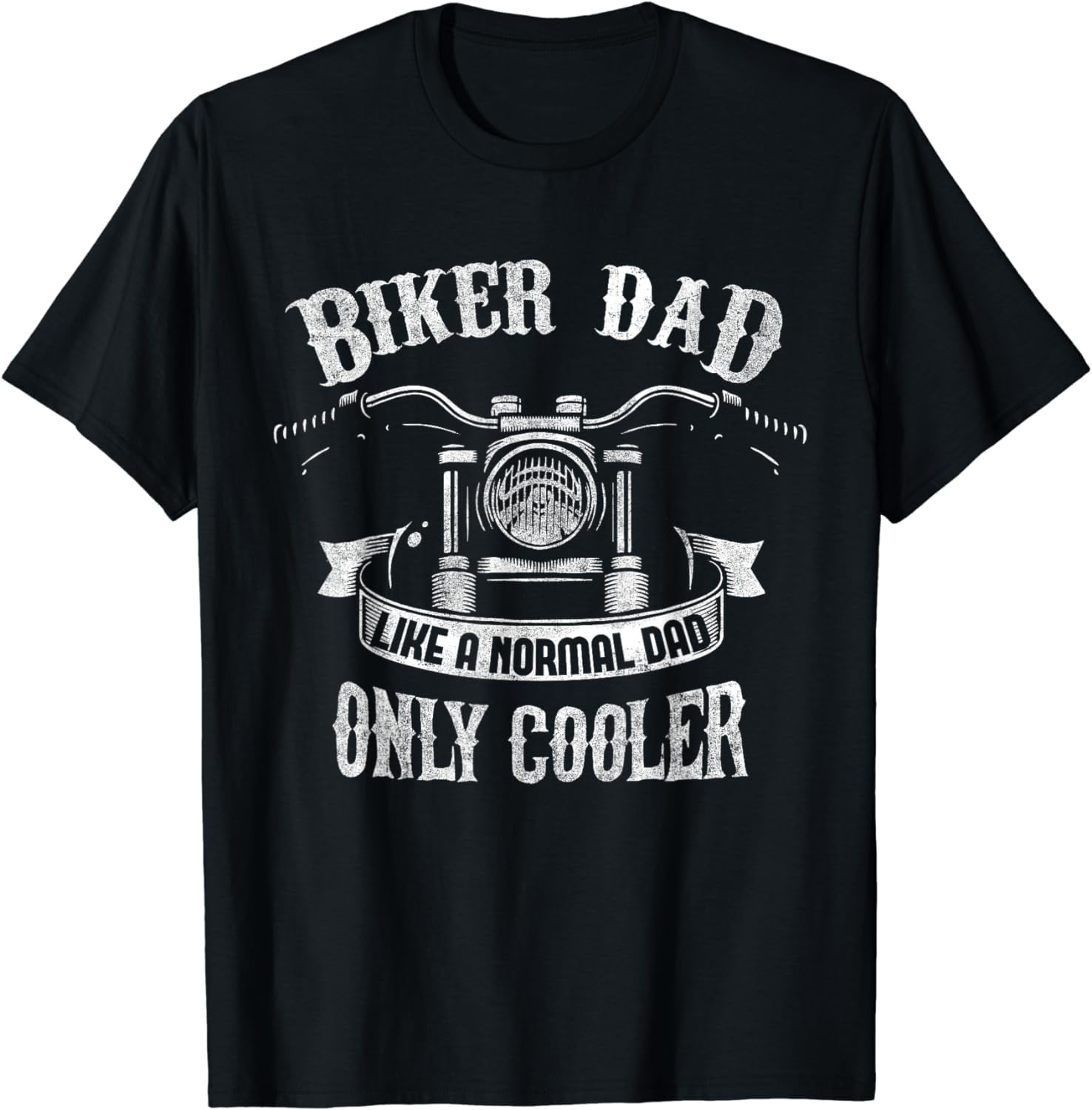 Biker Dad Motorcycle Father's Day Design for Fathers T-Shirt - Walmart.com