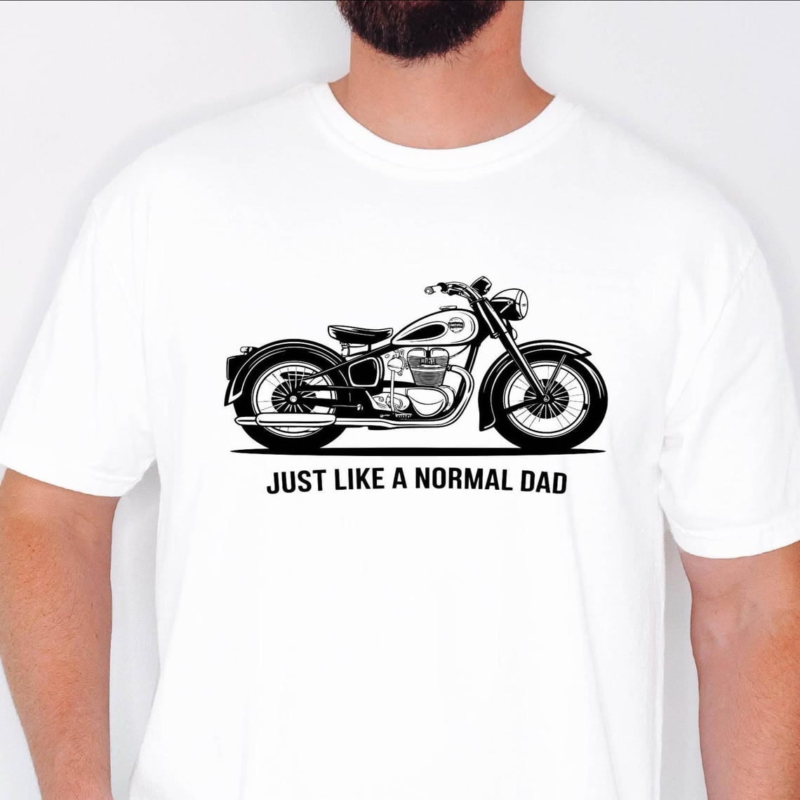 Biker Dad Shirt, Father Day Gift, Like A Normal Dad Shirt, Only Cooler ...