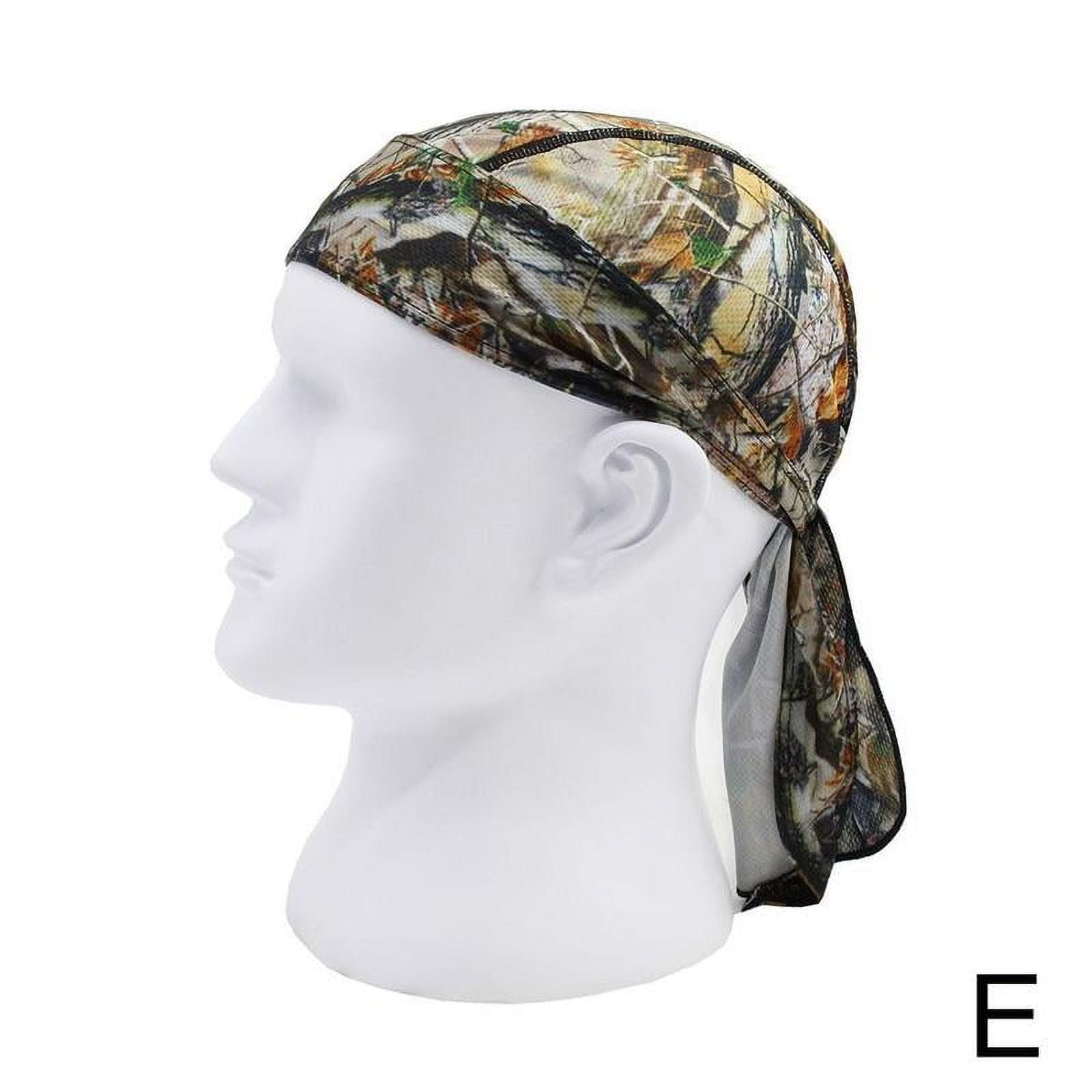 Biker Du-rag Headwear Head Wrap Skull Cap Doo Do Rag Hat Bandana Beanie ...