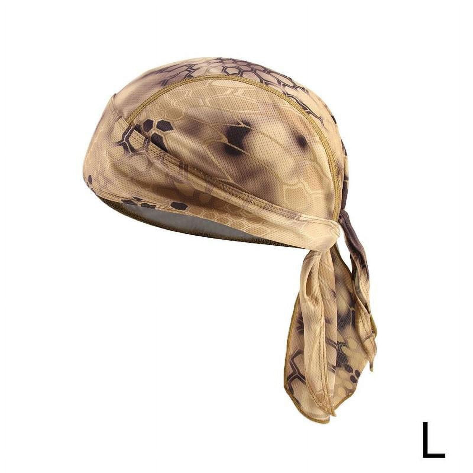 Biker Du-rag Headwear Head Wrap Skull Cap Doo Do Rag Hat Bandana Beanie ...