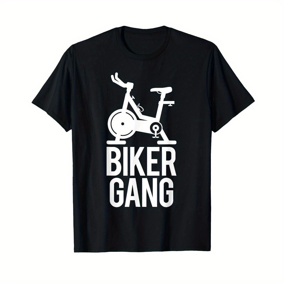 Biker Gang Funny Spin Saying Gym Workout Spinning Class T-Shirt ...