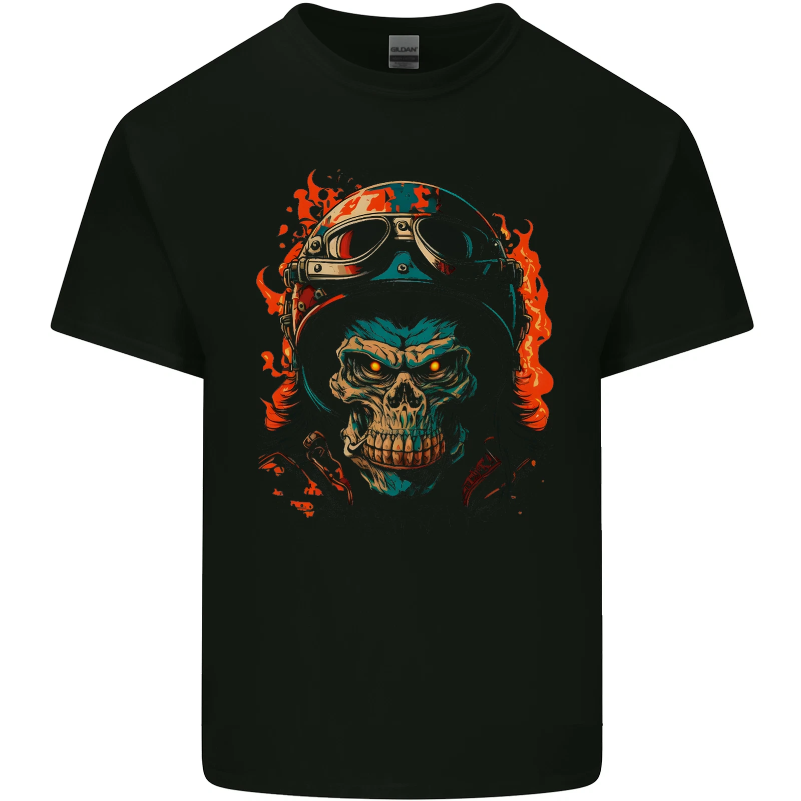Biker Gorilla Emblem Motorcycle Power Art Graphic Unisex T-Shirt, up to ...