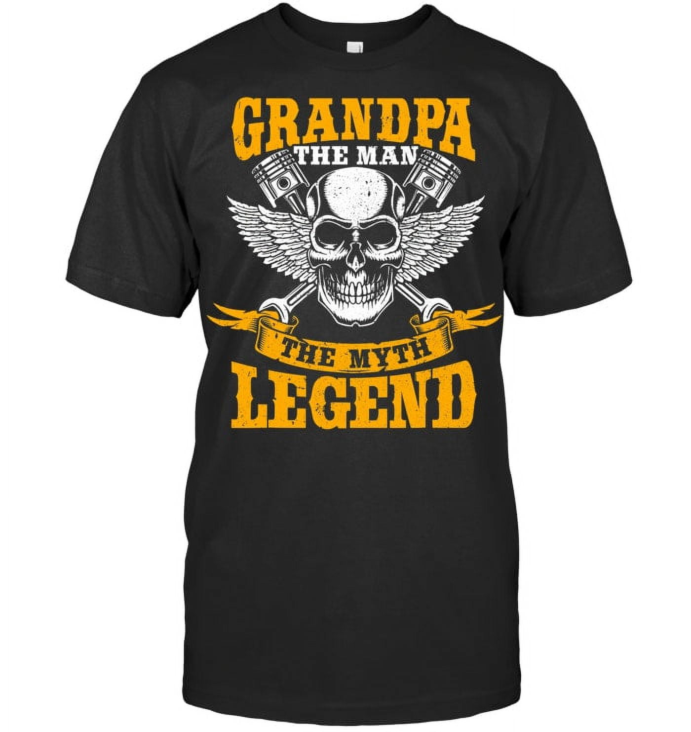 Biker Grandpa The Man The Myth The Legend Motorcycle 1 Biker Racing T ...