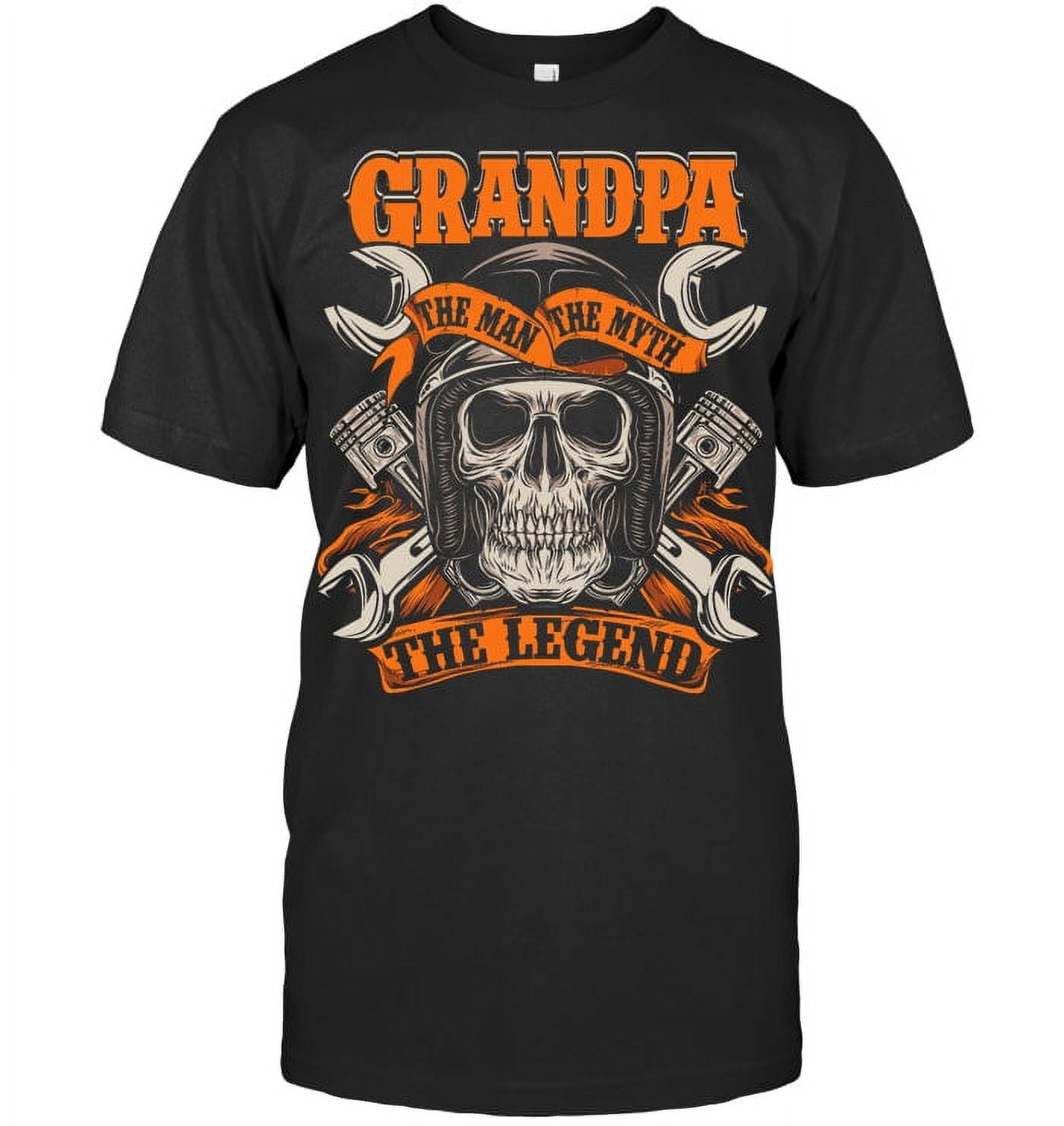 Biker Grandpa The Man The Myth The Legend Motorcycle Biker Racing T ...
