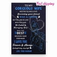 Biker Husband To Wife I Love You Forever And Always Poster Wall Art ...