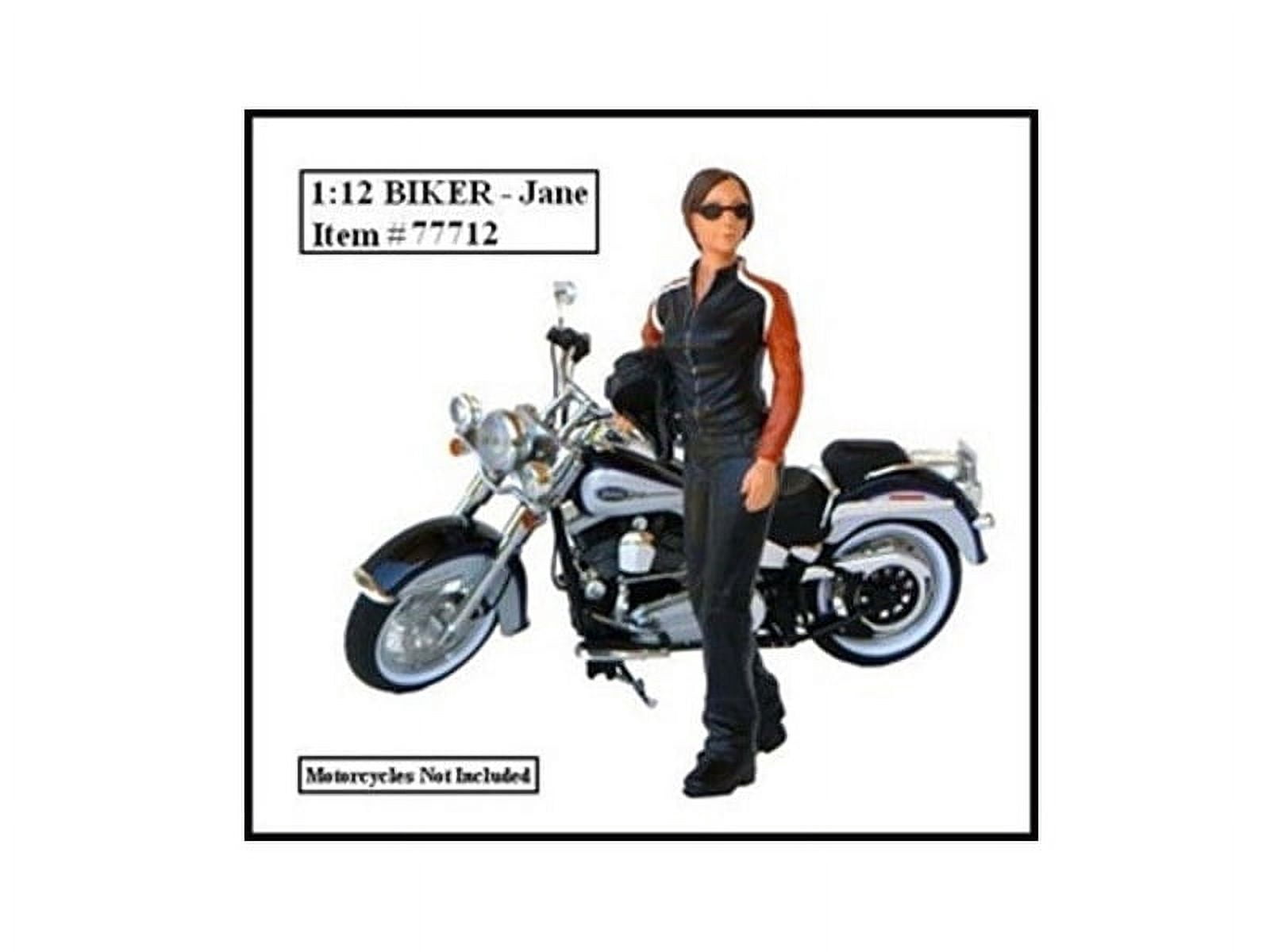 Biker Jane Figure For 1:12 Models by American Diorama - Walmart.com