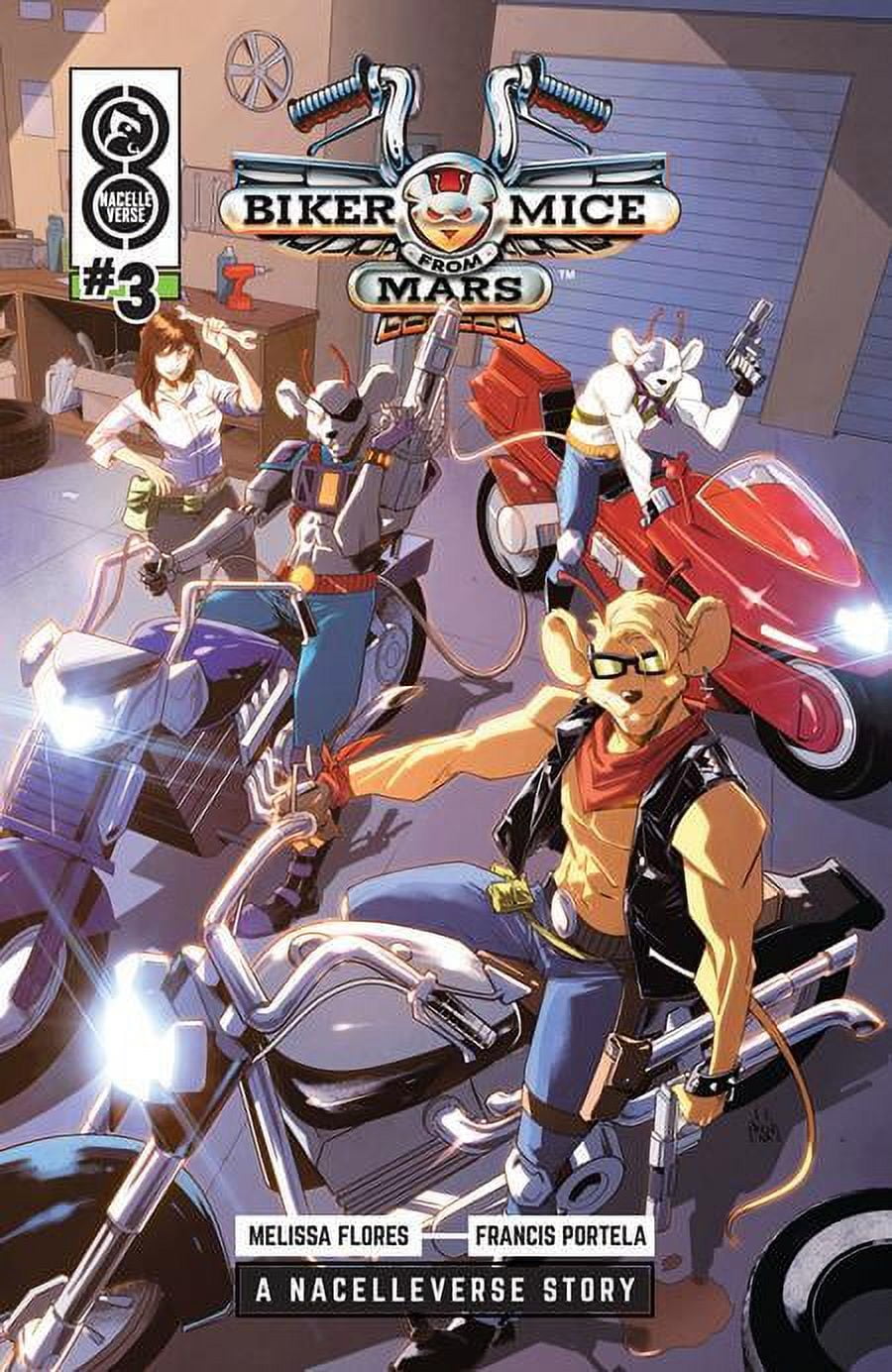 Biker Mice From Mars #3 (of 3) Cvr B Marco Renna & Andrew Dalhouse Var ...
