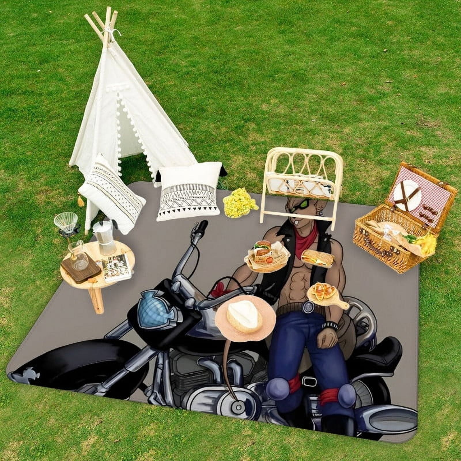 Biker Mice from Mars patterned picnic mat perfectly accompanies your ...