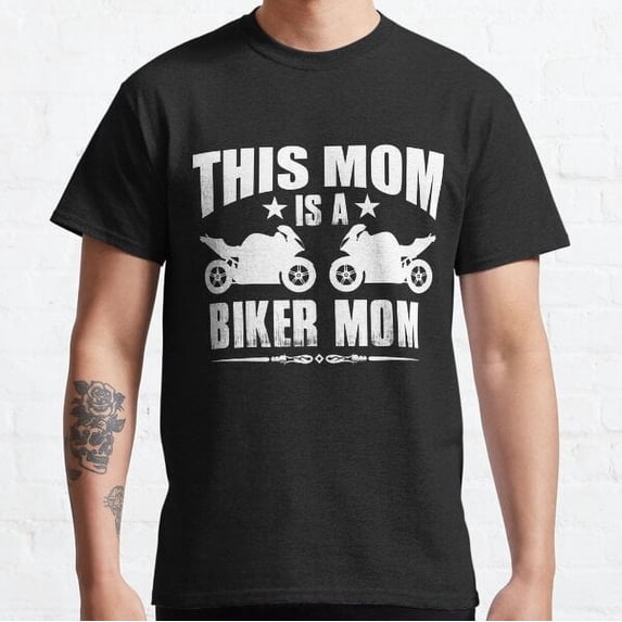 Biker Mom Classic T-shirt - Walmart.com