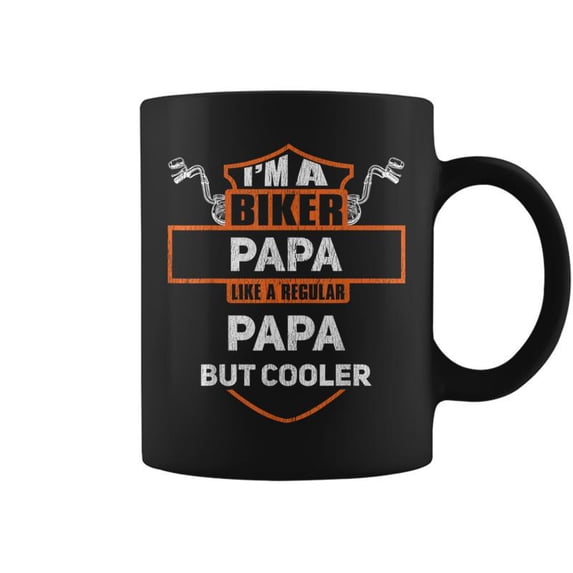 Biker Papa Motorcycle Rider Im A Biker Papa Coffee Mugs - Walmart.com