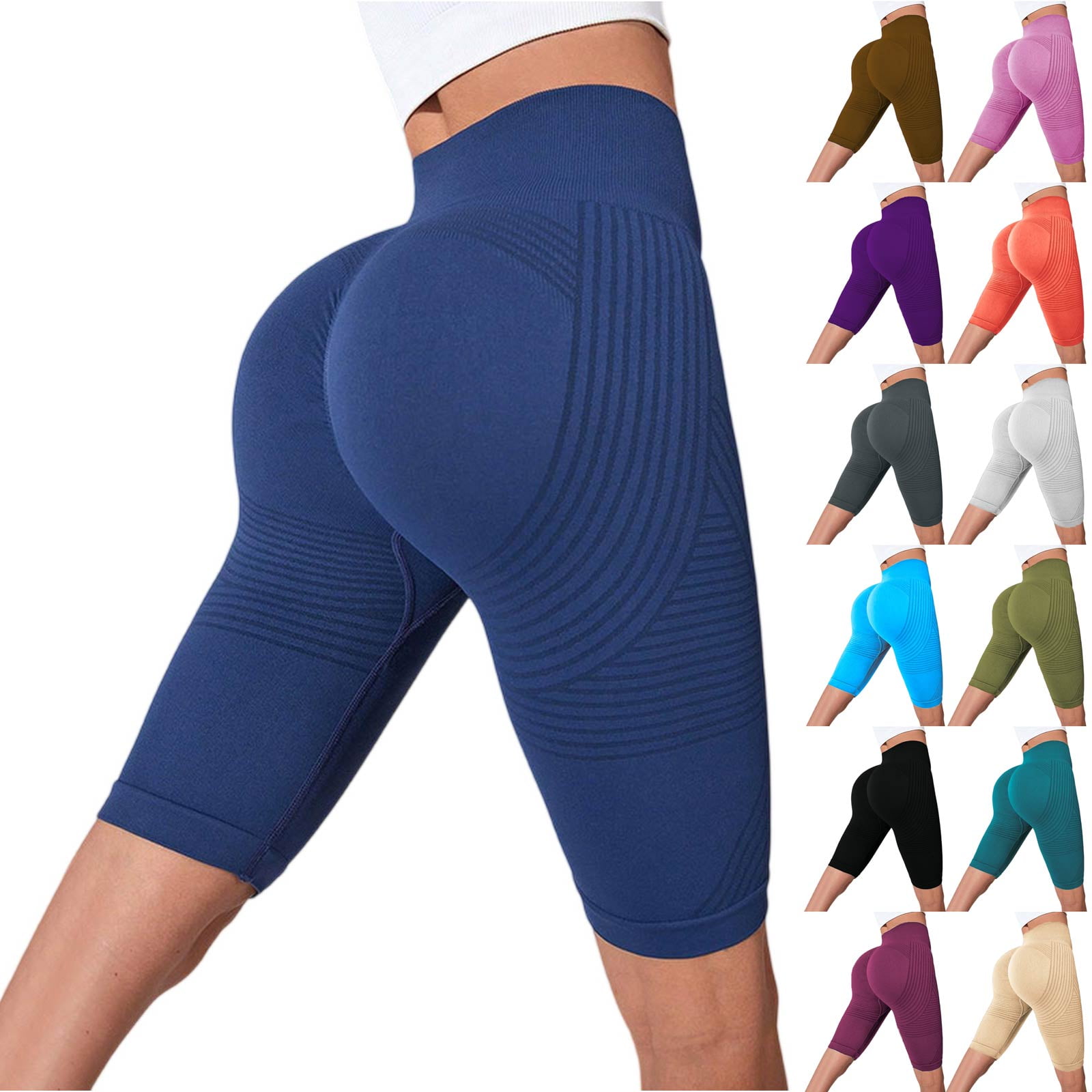 Biker Shorts for Women High Waisted Buttery Soft Seamless Yoga Shorts ...