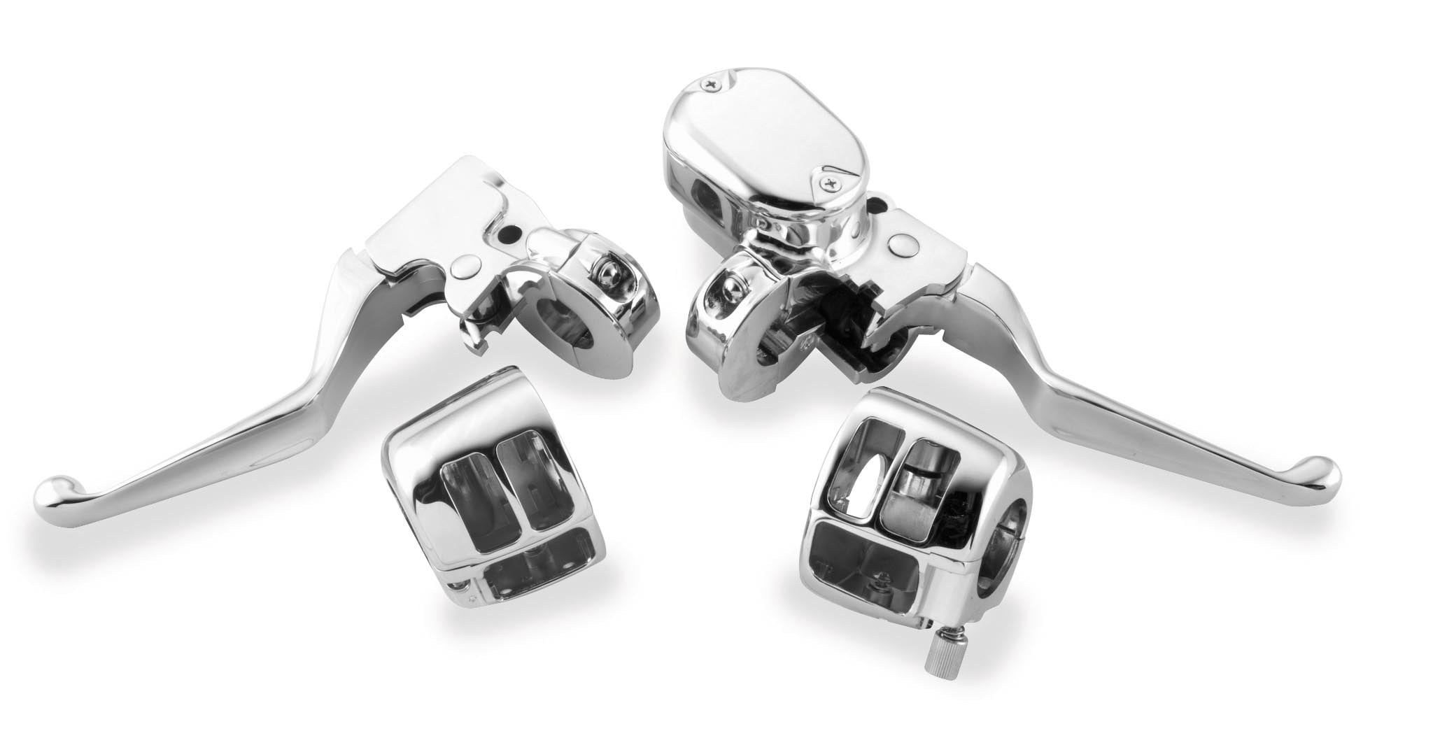 Biker's Choice 84702 Handlebar Control Kit without Chrome Switches ...