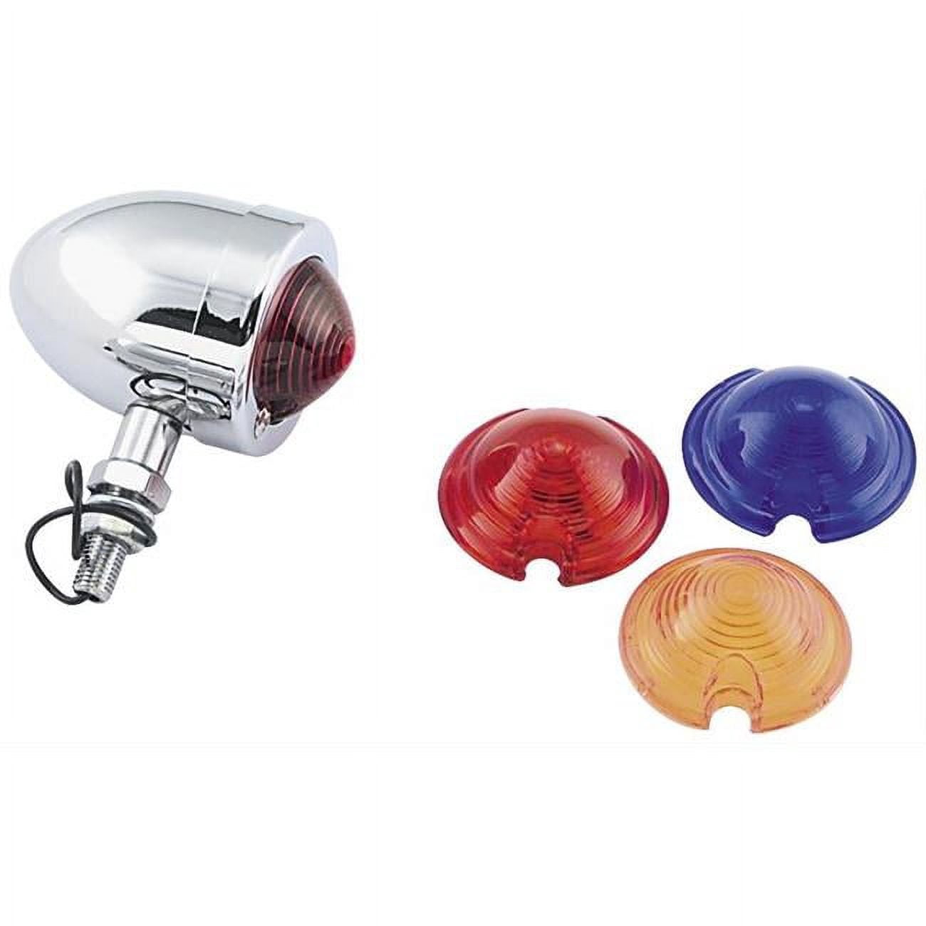 Biker's Choice Custom Stud Mounted Bullet Light (Single Filament ...