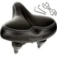 Bikeroo Oversized Comfort Bike Seat, Soft Padded Saddle for Exercise ...