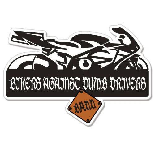 Bikers Against Dumb Drivers Sticker Decal Phone Decal Water Bottle ...