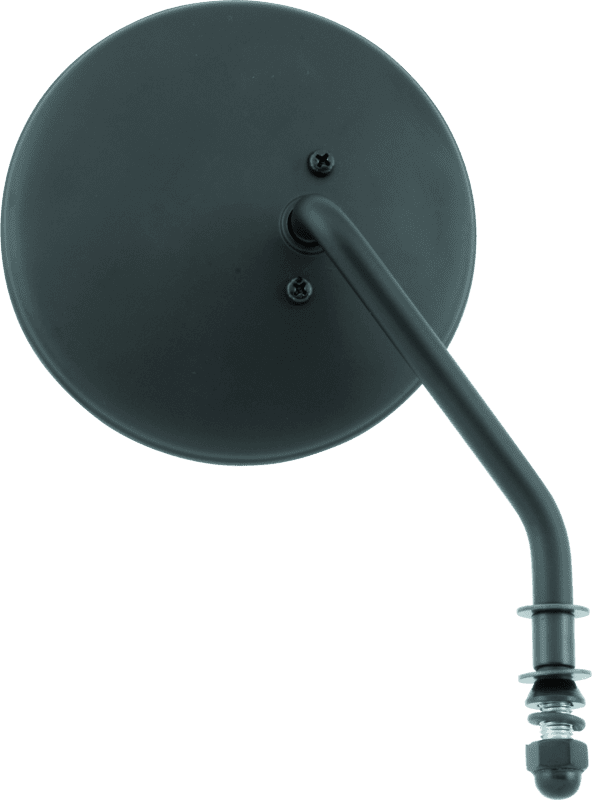 Bikers Choice Black 4 Inch Round Mirror Short Right Universal ...