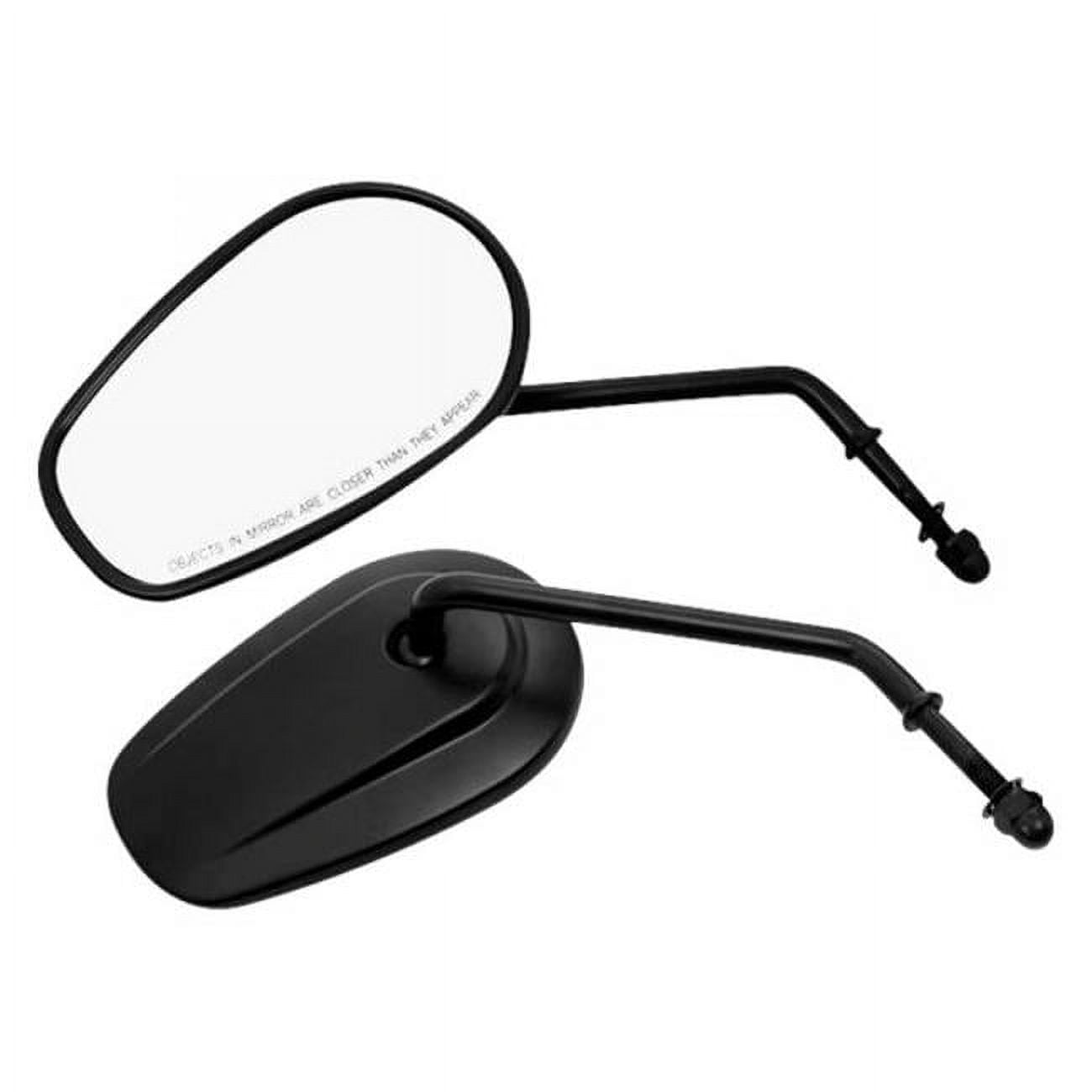 Bikers Choice Black Tapered Long Stem Mirrors Part #482007 for ...