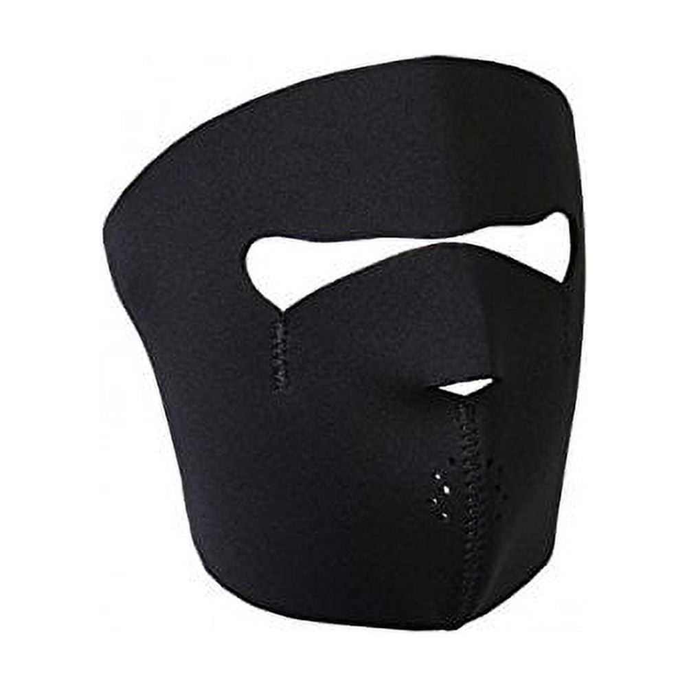 Bikers Full Protection Black Neoprene Face Mask for Men's, with Velcro ...