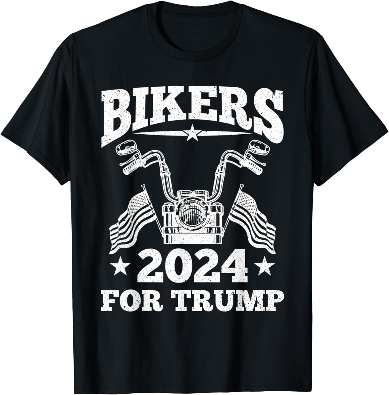Bikers for Trump Motorcycle I'll Be Back Trump 2024 Election T-Shirt ...