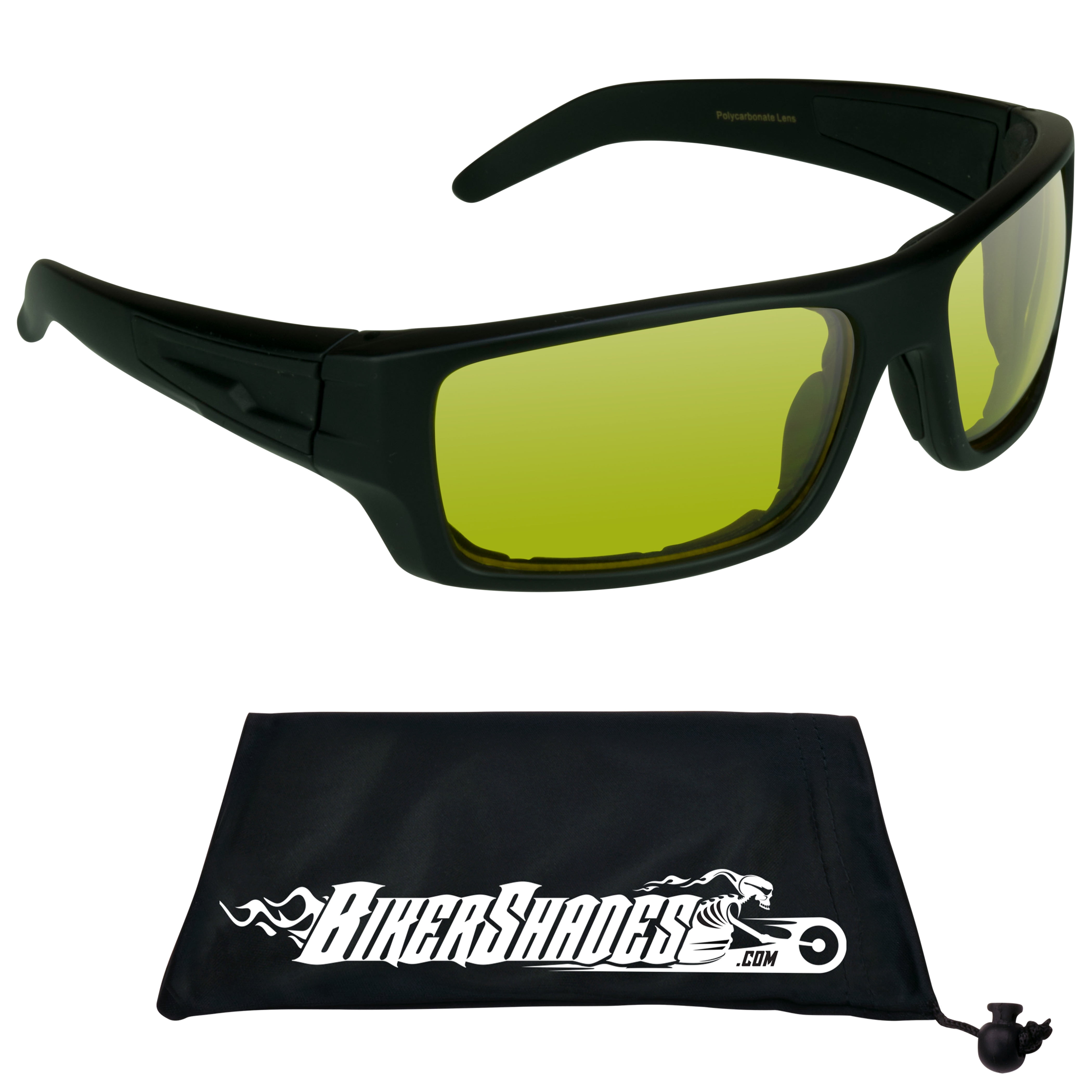 Bikershades Motorcycle Riding Safety glasses Foam Padded Mens ...