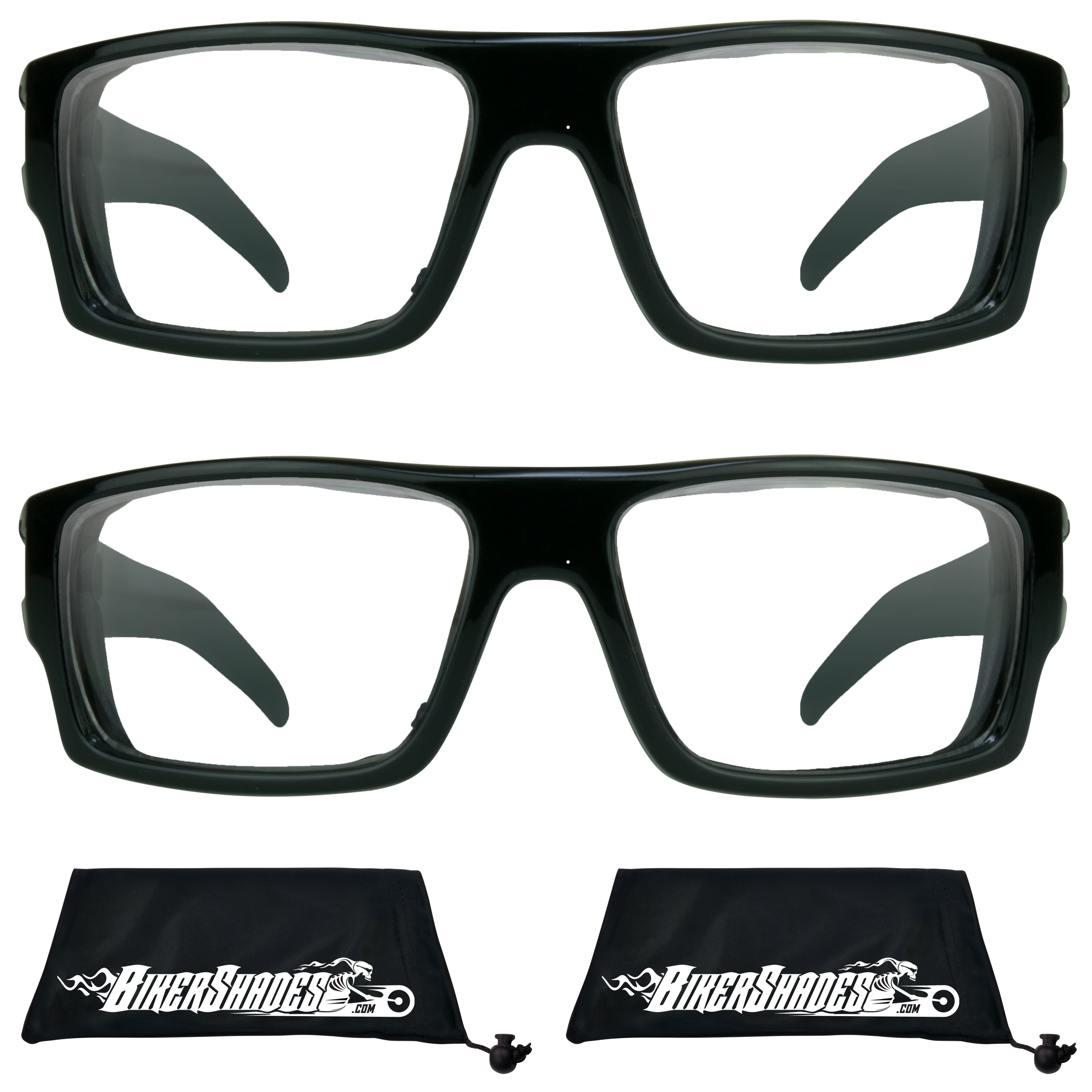 Bikershades Motorcycle Riding Safety glasses Foam Padded Mens ...