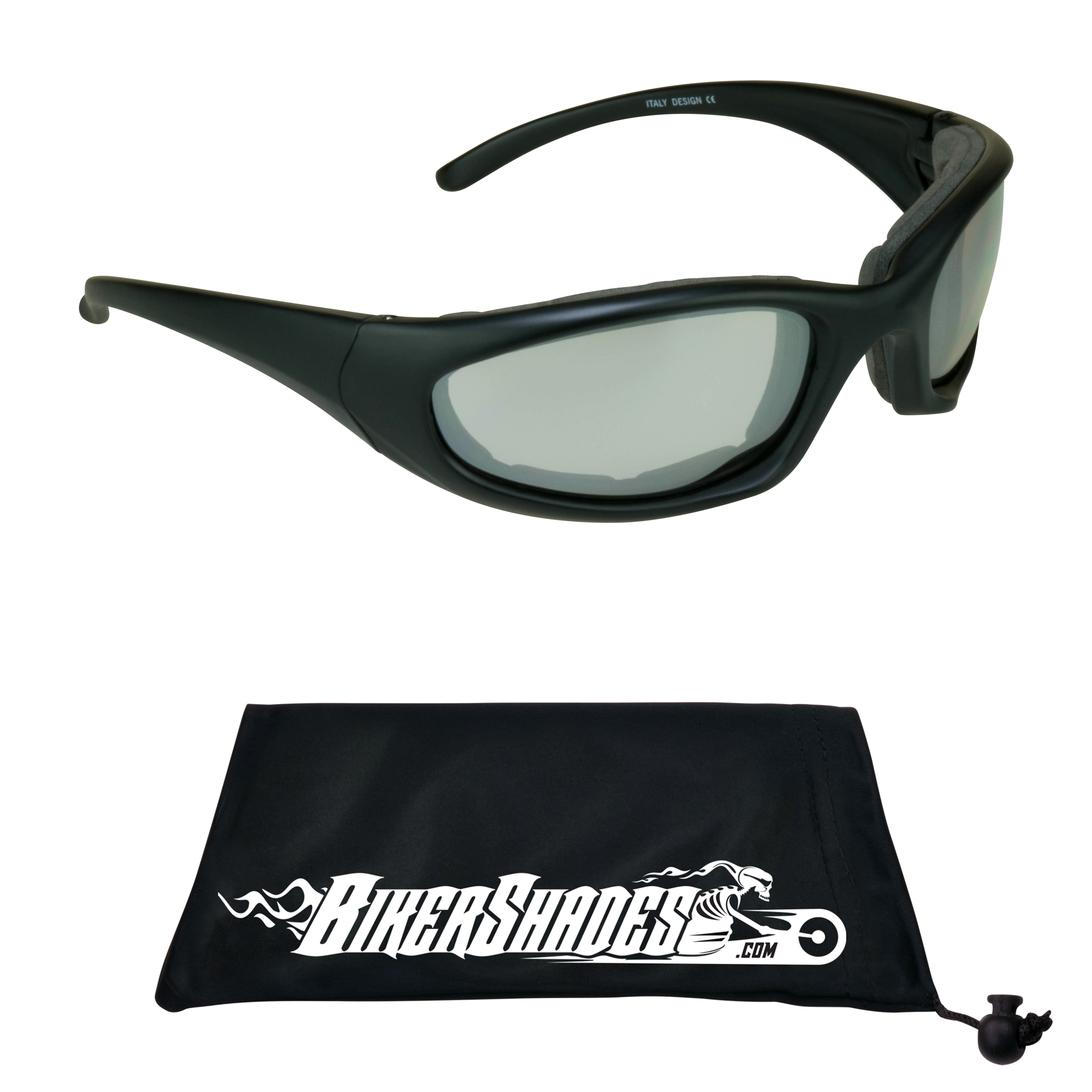 Bikershades Motorcycle Riding Sunglass Padded Safety Polycarbonate Lens ...