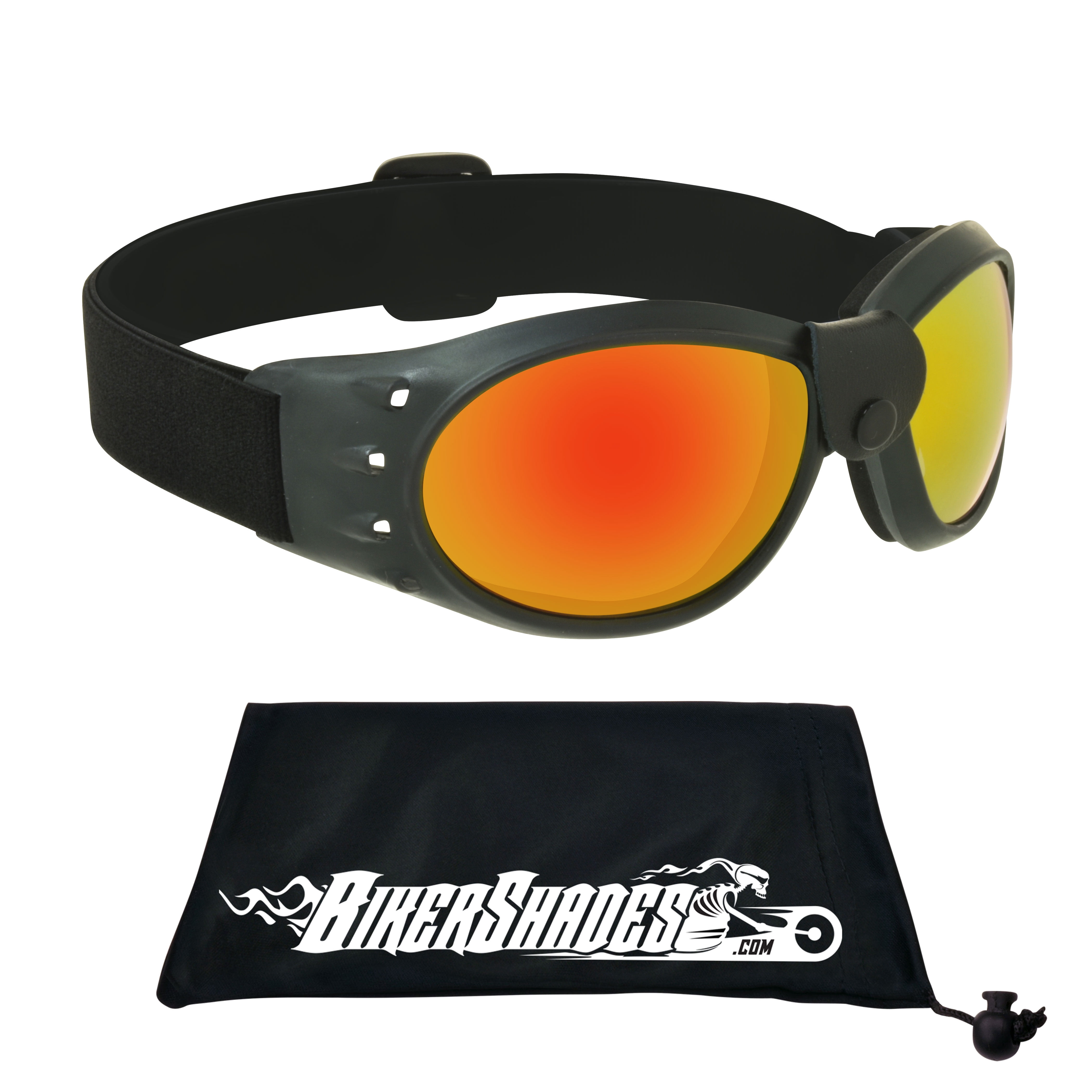 Bikershades Motorcycle Safety Goggles Foam Padded Men Women Large ...