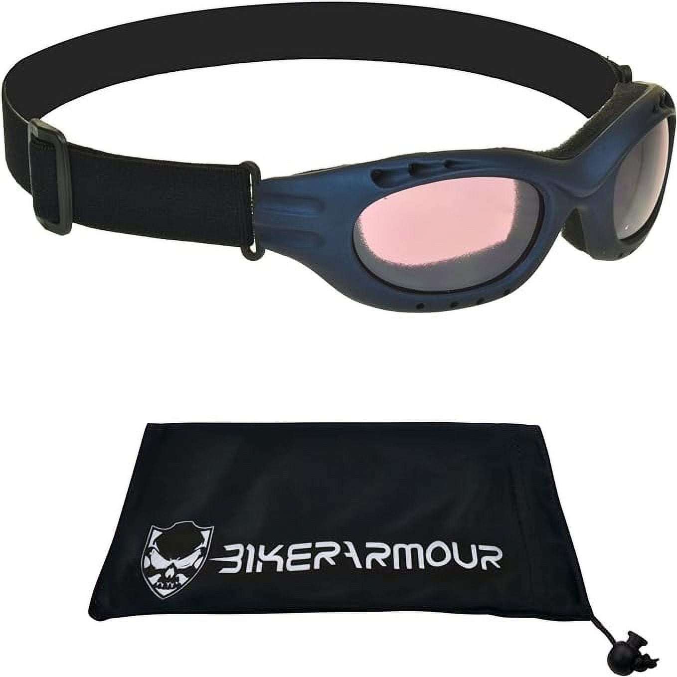 Bikershades Motorcycle Safety Riding Goggles Men Women. Polarized Lens ...