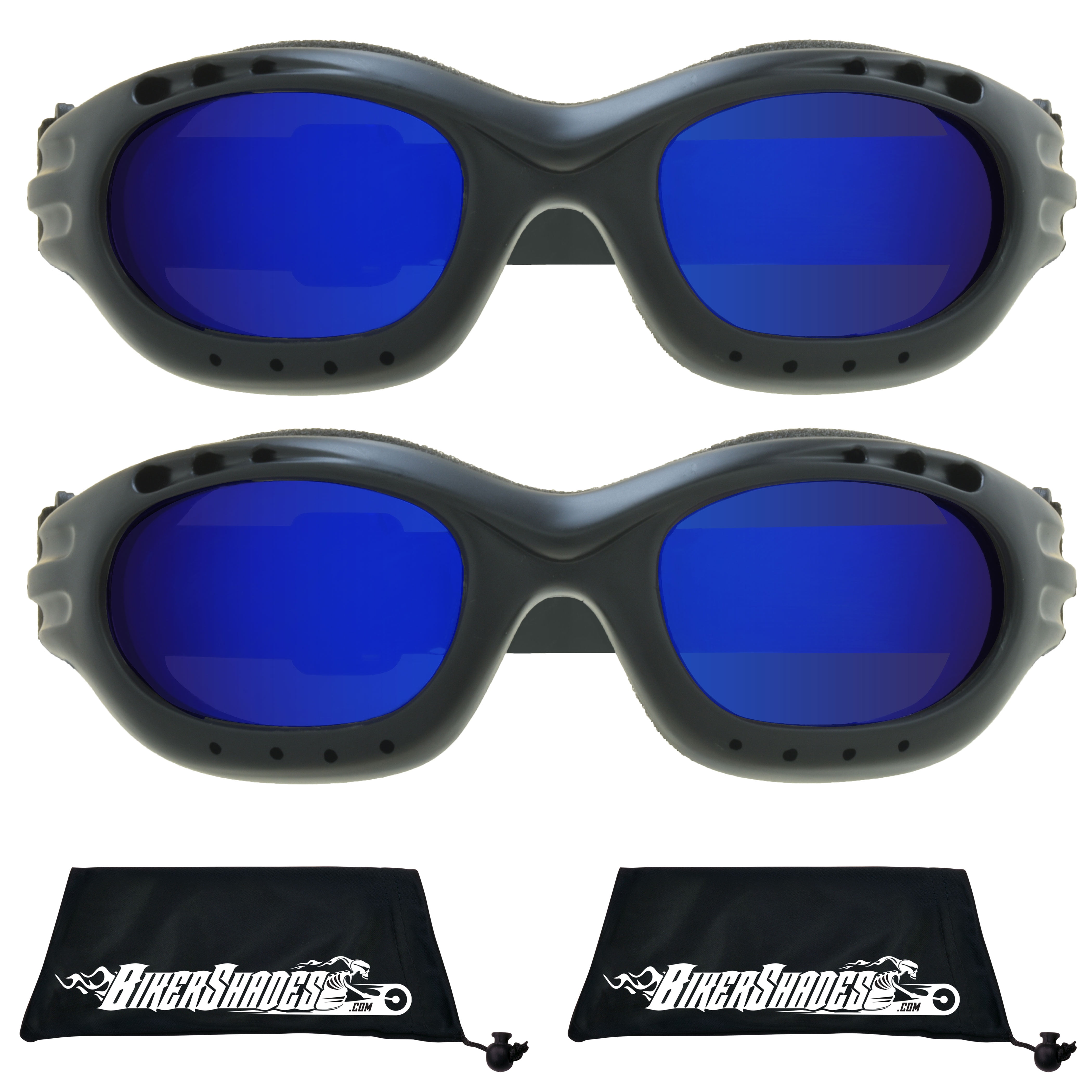 Bikershades Motorcycle Safety Riding Goggles Men Women. Polarized Lens ...