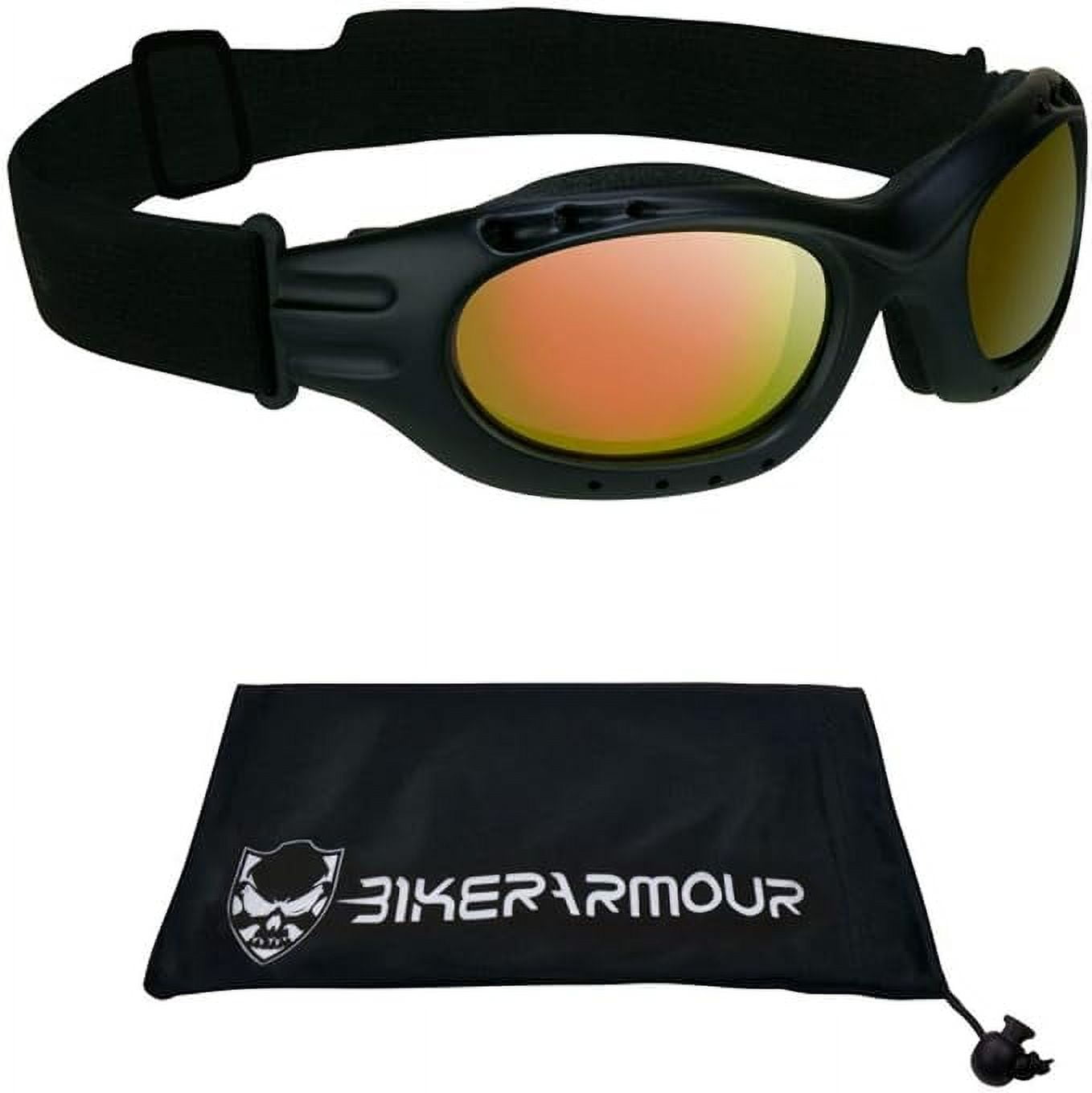 Bikershades Motorcycle Safety Riding Goggles Men Women. Polarized Lens ...