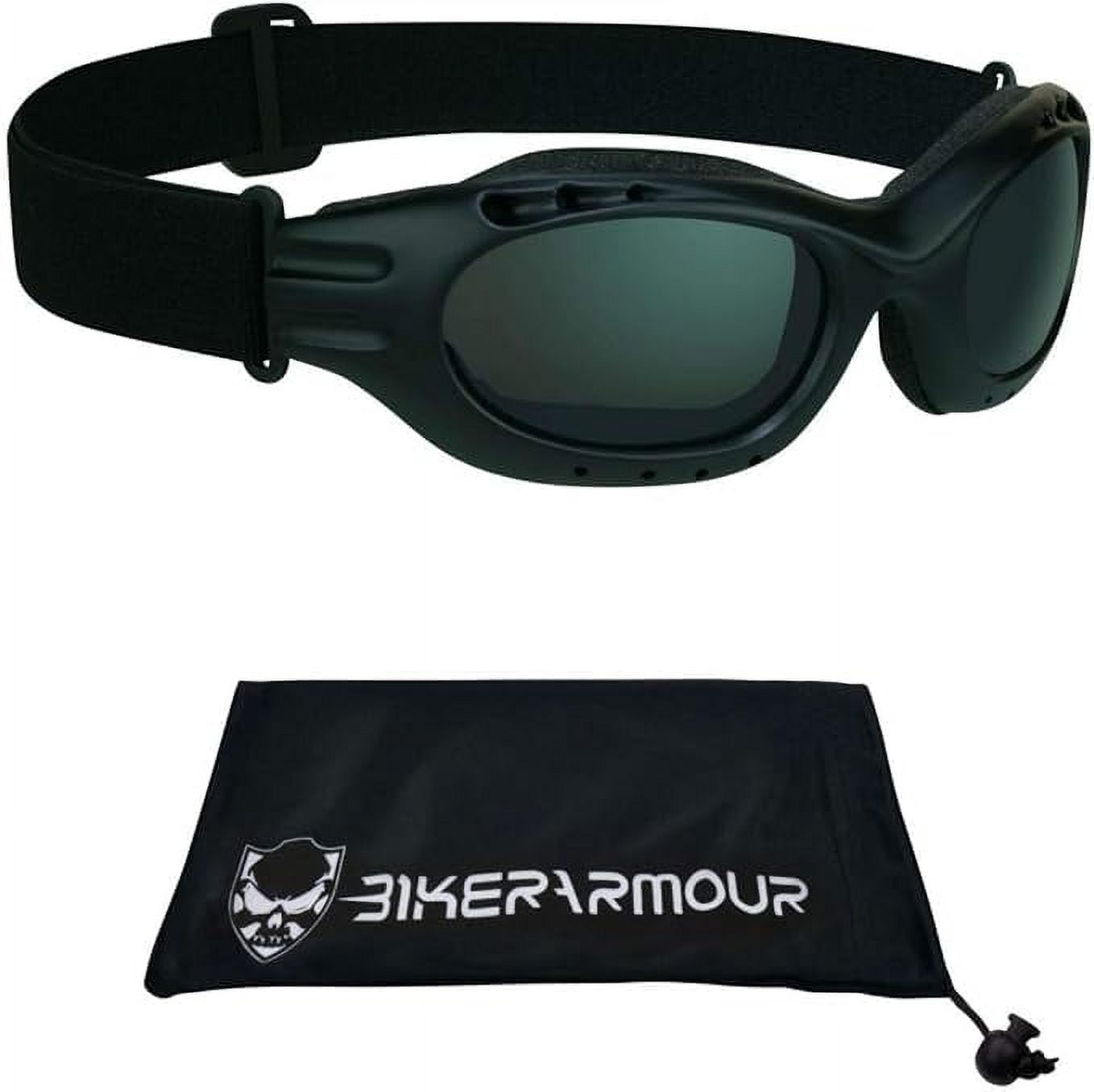 Bikershades Motorcycle Safety Riding Goggles Men Women. Polarized Lens ...